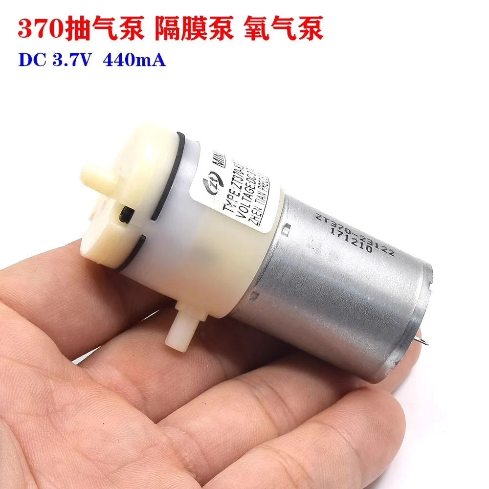 ZT370 DC 3V 3.7V 5V Mini 370 Motor Air Oxygen Pump Micro Vacuum ...