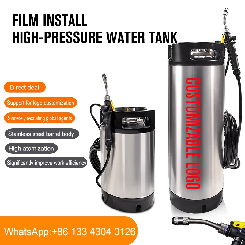 Portable Stainless Steel Pressurized Sprayer For Car TPU PPF Film High ...