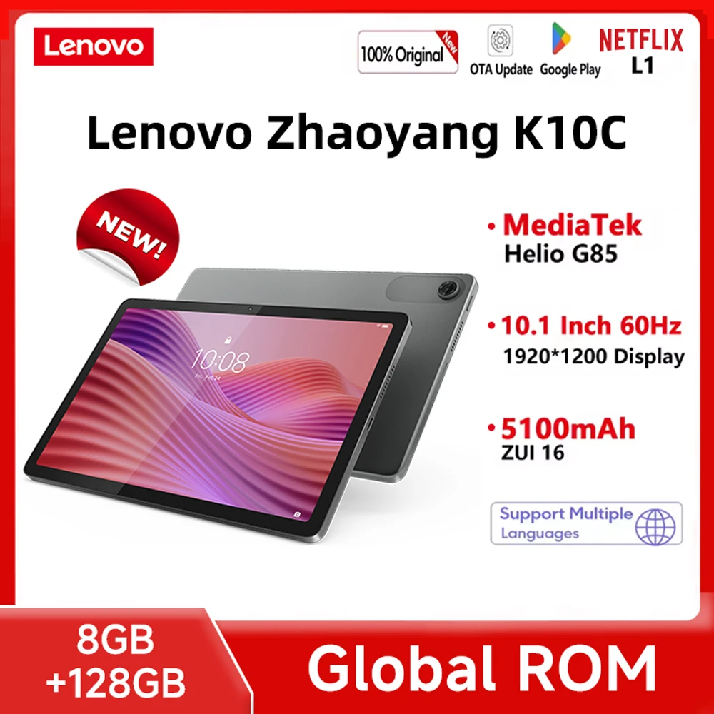 Original Lenovo Zhaoyang K10c Tablet TB311FU Global ROM 8GB 128GB 10.1 ...