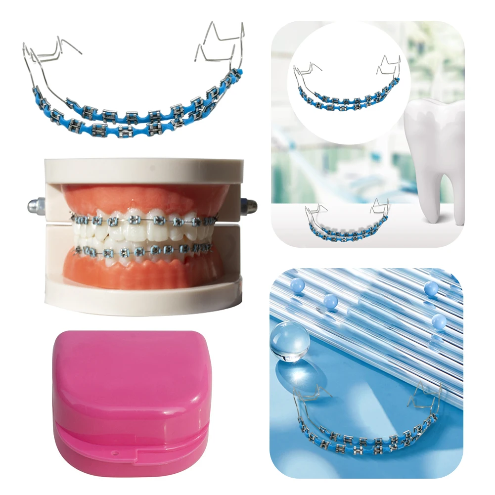 Temporary Tooth Decoration Dental Fake Braces with Metal Wires ...