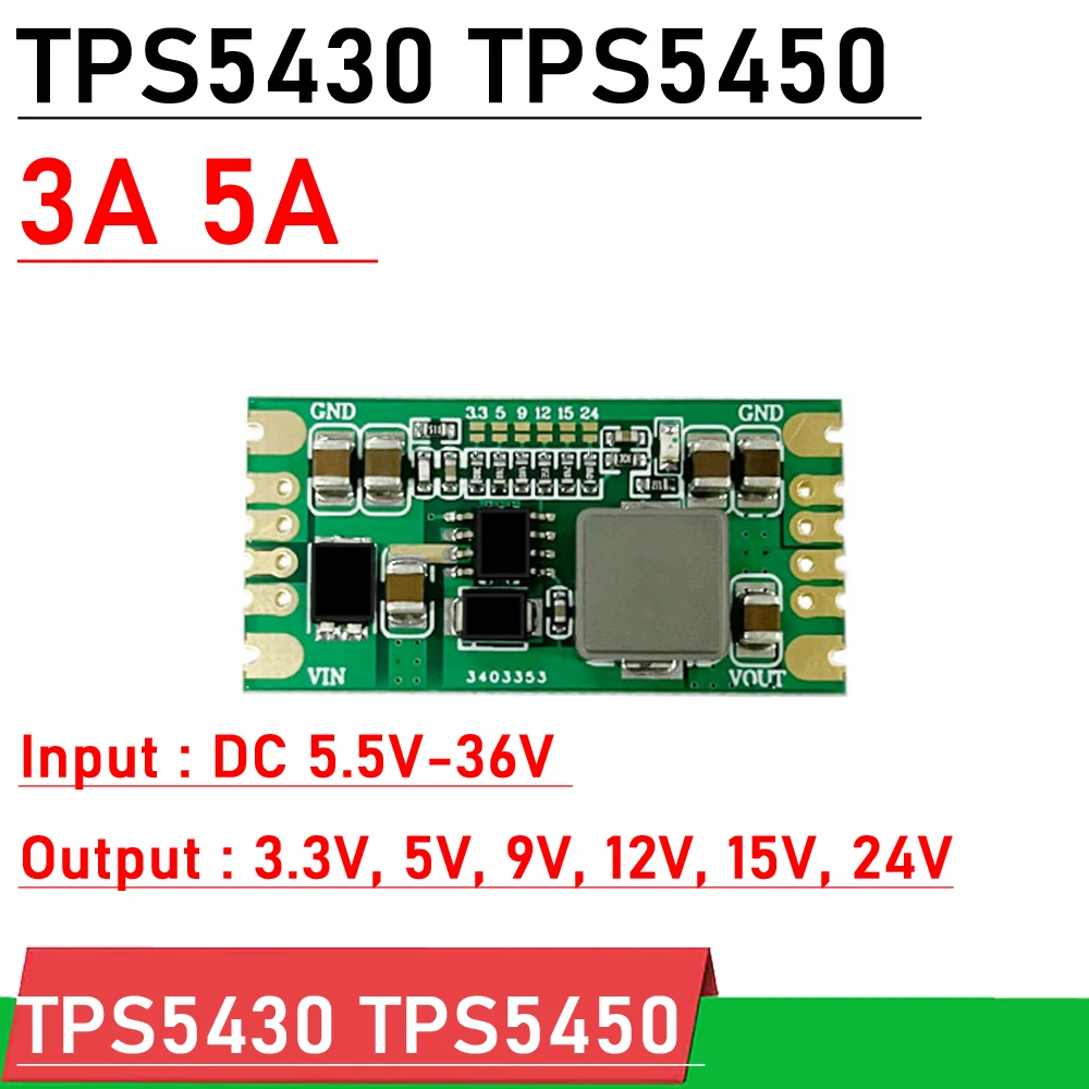 new-3A-5A-TPS5430-TPS5450-DC-TO-DC-Buck-Switching-Power-Supply-Module ...