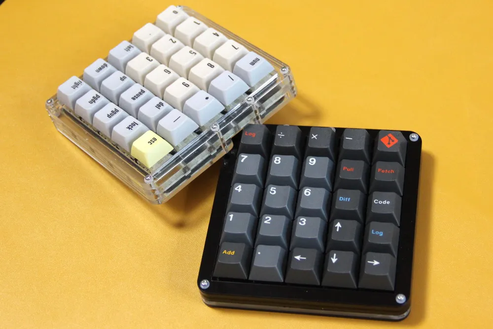 25-Key-Mechanical-Keyboard-Pad-Keypad-One-Hand-Keyboard-Customized-Hot ...