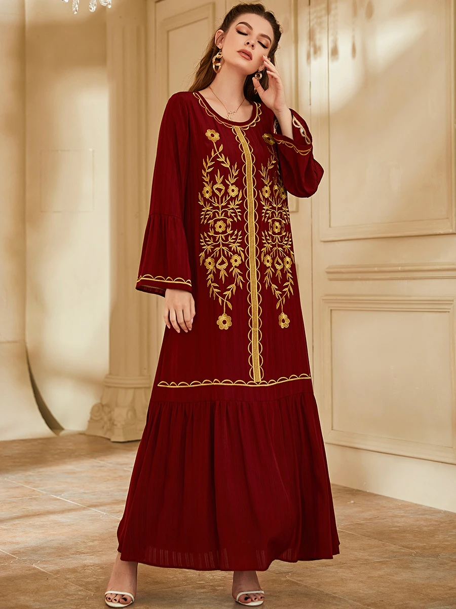 Jellaba Hijab Ladies Dress Women Muslim Long Loose Dress Maxi Islam ...