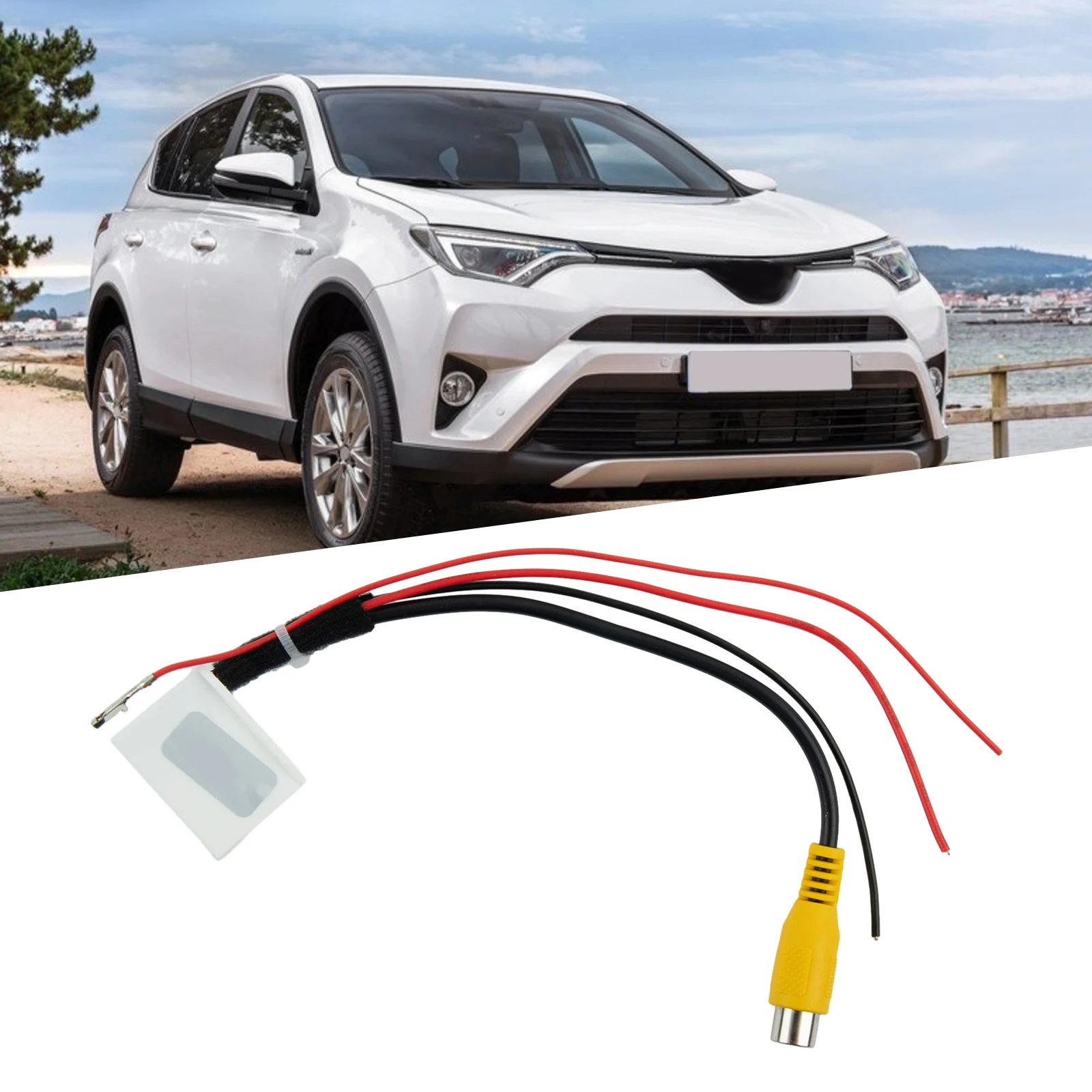 Car-Reversing-Rear-View-Camera-Adapter-Cables-Harness-For-Toyota-For ...