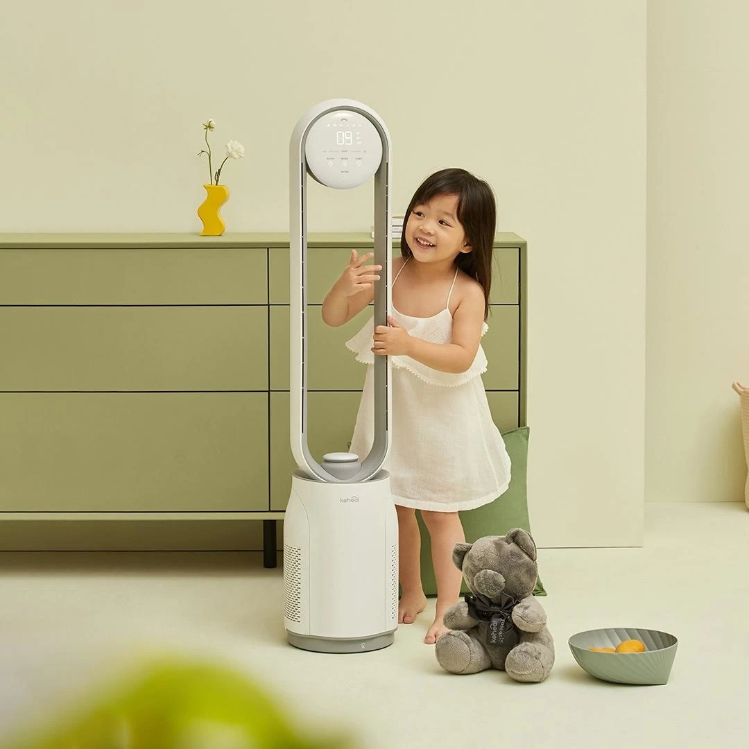 Keheal Air Purification Circulation Bladeless Fan Ultra-Quiet Dormitory ...