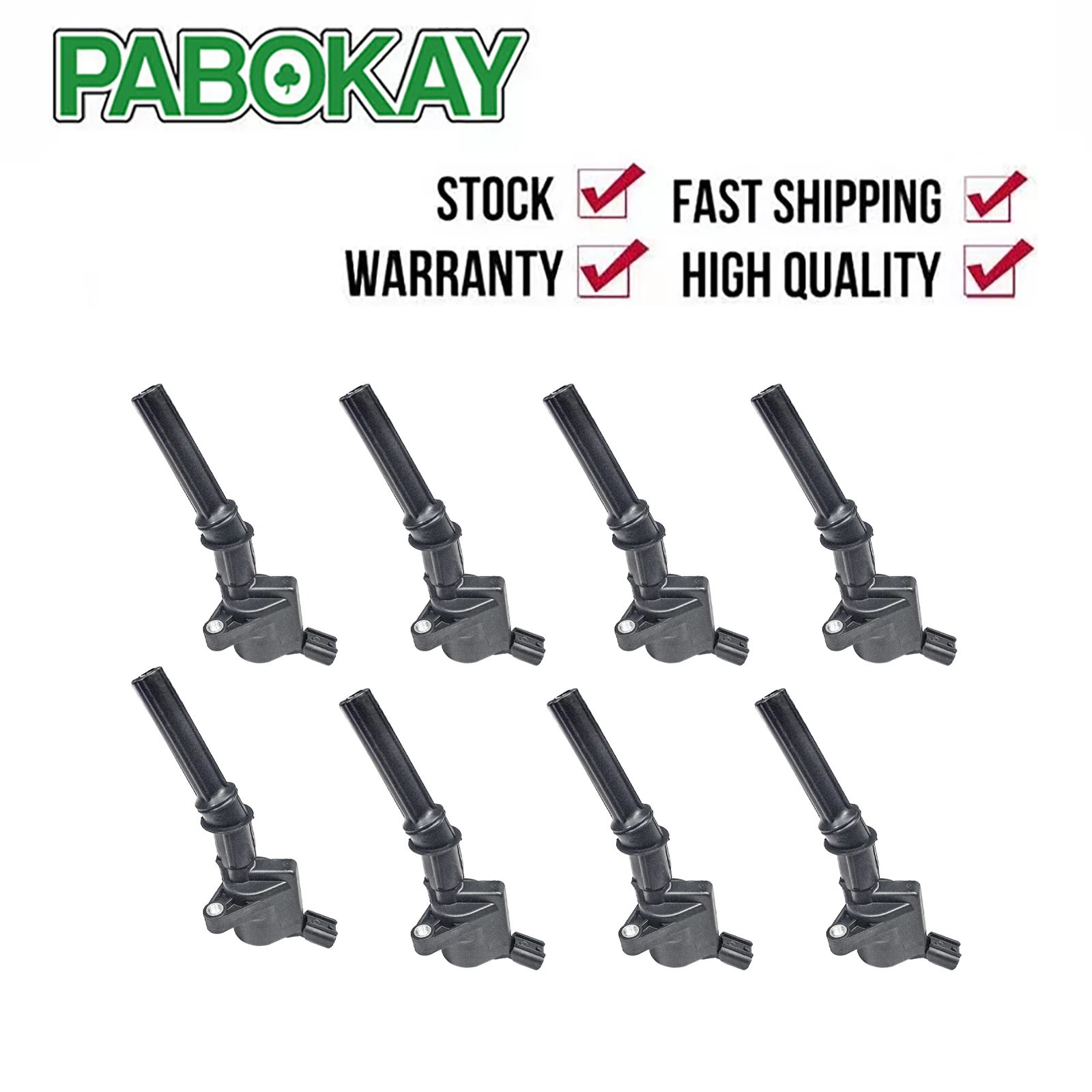 8 pieces x New Complete ignition coils for Ford Lincoln Mercury DG508 ...
