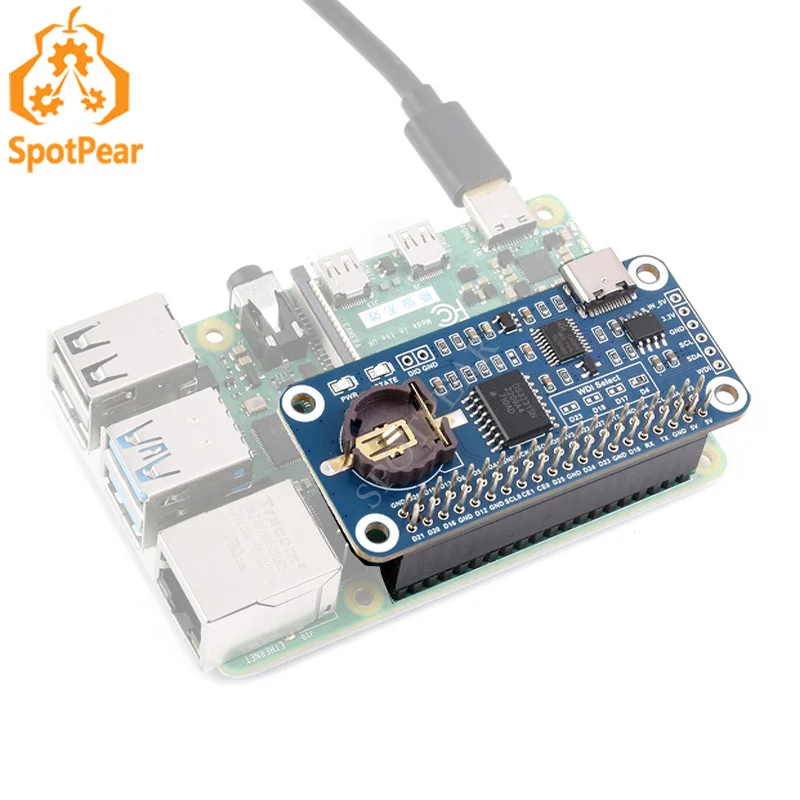 Raspberry-Pi-RTC-WatchDog-HAT-B-reloj-en-tiempo-Real-a-bordo-DS3231SN ...