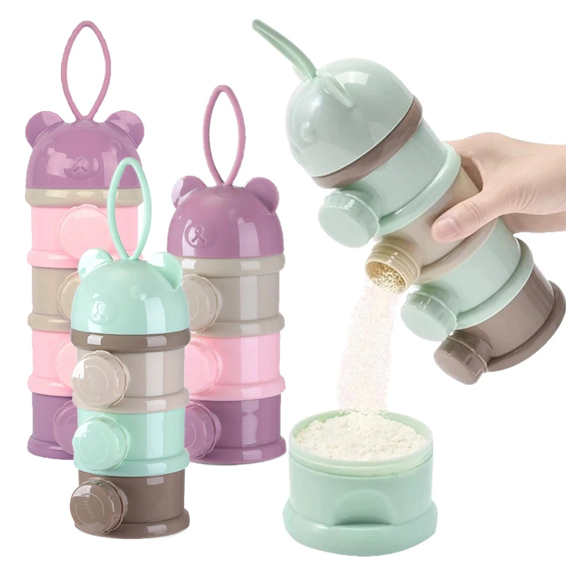 3/4 Layer Portable Milk Powder Bottle Sealed Storage Snack Packaging ...