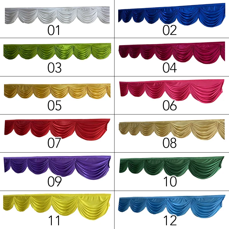 3-6M-Long-Ice-Silk-Swag-Drape-Panel-Wedding-Stage-Background-Event ...