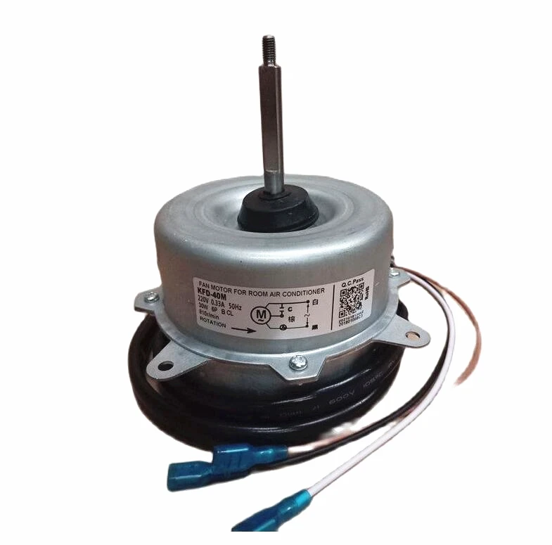 Motor de ventilador de aire acondicionado, pieza de aire acondicionado, motor de CC, KFD 40M ...
