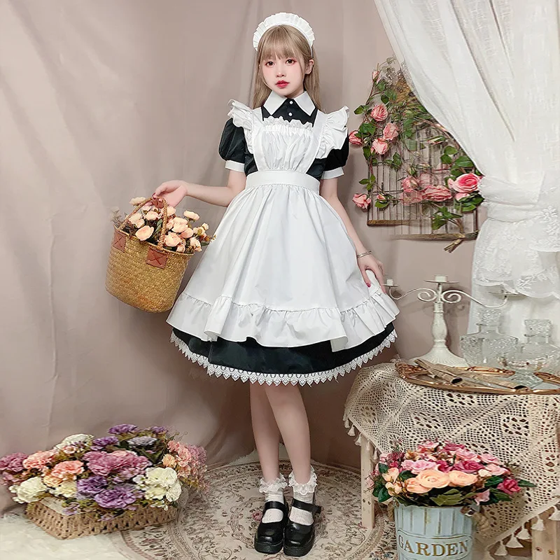2023 day tie short sleeve short skirt cosplay dress cute Lolita uniform ...