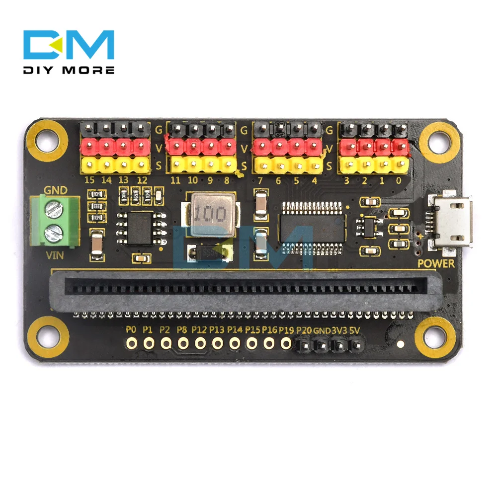 16-Channel-Micro-bit-PWM-Servo-Driver-Board-Expansion-Board-I2C ...