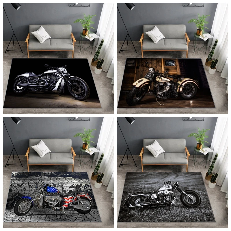 Cool Motorcycle Mat Display Carpet Motorcycle Enthusiast Carpet Boy ...