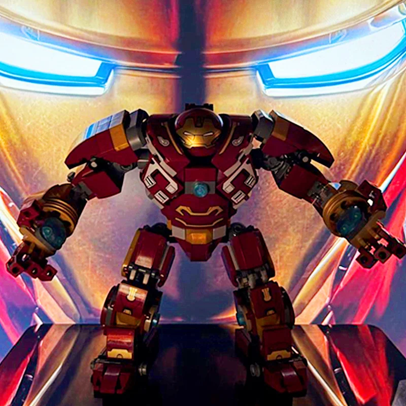 Miniso-Marvel-Superheroes-Building-Blocks-Hulkbuster-Wakanda-Batalha ...