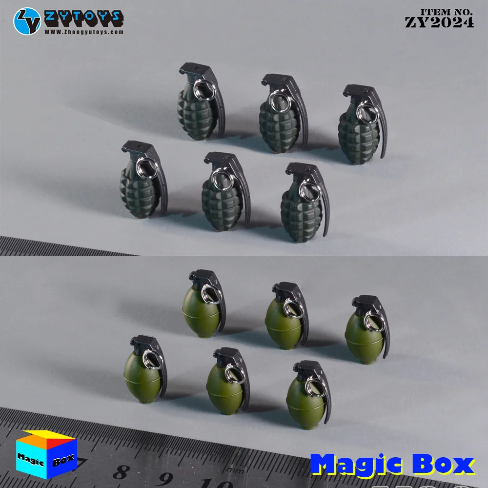 ZYTOYS ZY2023 ZY2024 1/6 WWII US military Accessories M26 MK2 Hand ...