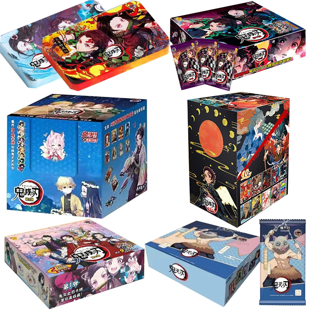 Demon-Slayer-Cards-Kimetsu-No-Yaiba-Booster-Box-Japanese-Anime-Figures ...