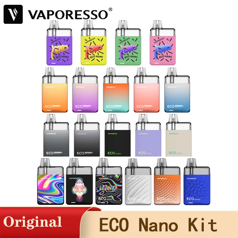 Original-Vaporesso-ECO-Nano-Pod-Kit-1000mAh-Battery-E-Cigarette-Vape ...