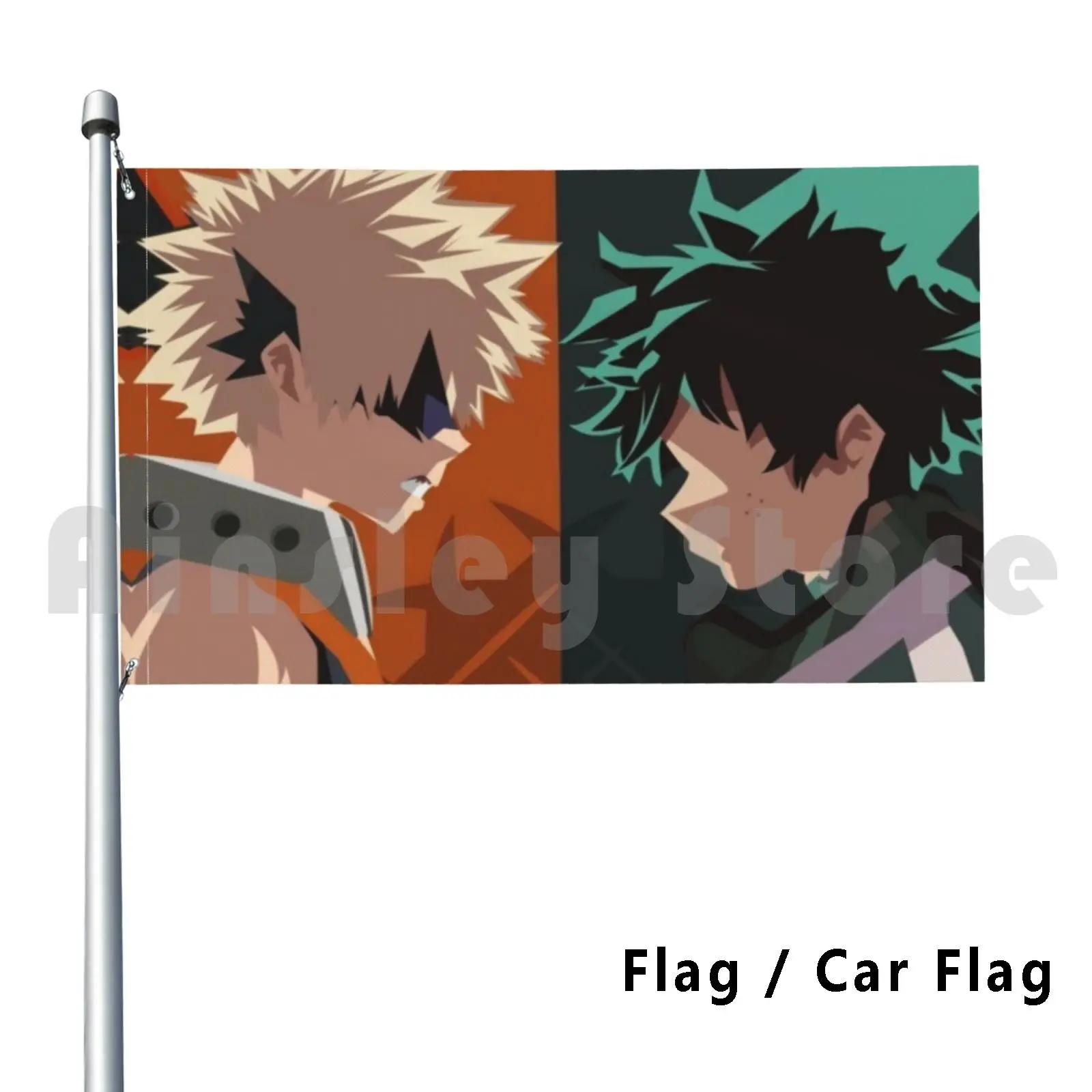 Flag-Car-Flag-Bakugo-And-Deku-Hat-Mha-Bnha-Boku-No-Hero-Academia-Anime ...