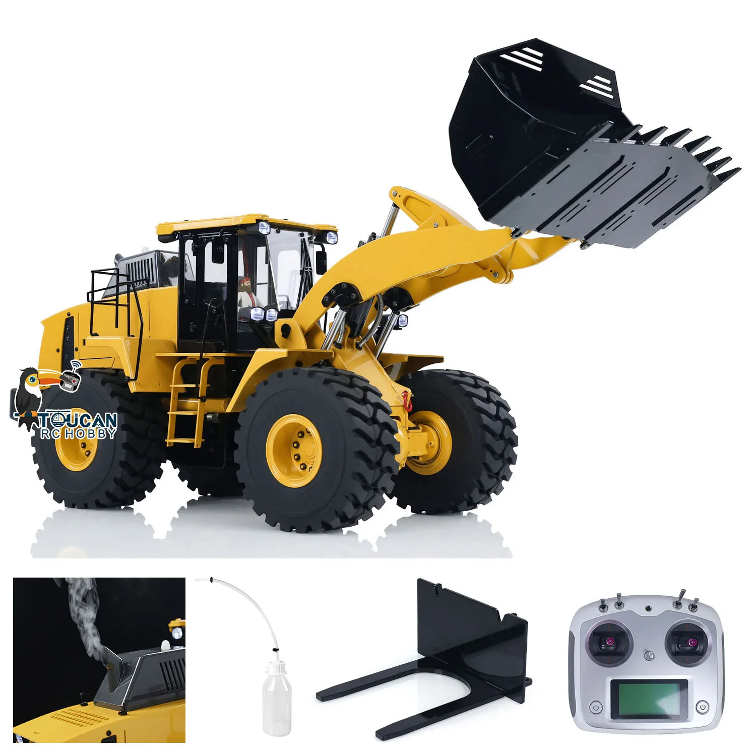 XDRC-WA470-Upgraded-RC-Loader-1-14-Hydraulic-Metal-Radio-Control-Model ...