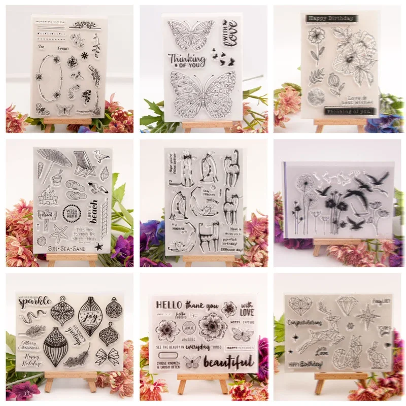 Clear-Stamp-Transparent-Silicone-Stamp-Spill-and-Splatter-Rubber-Stamp ...