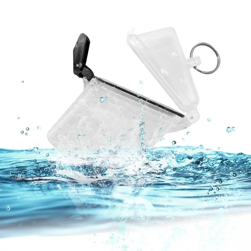 Transparent-Card-Cover-Protective-Holder-Hard-Waterproof-Clear-Credit ...