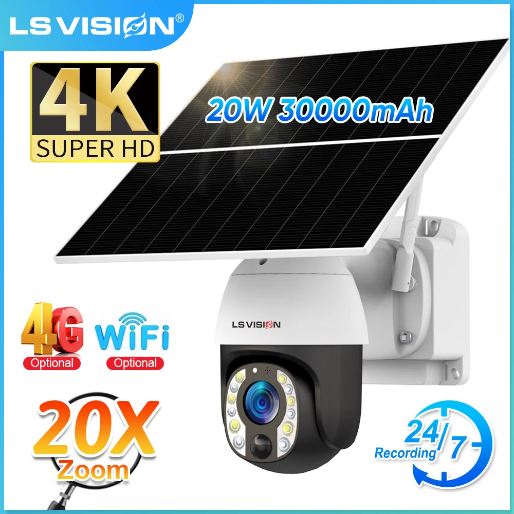 24-Hour Video 4G Sim/WiFi Solar Camera: The Ultimate CCTV Night Camera ...