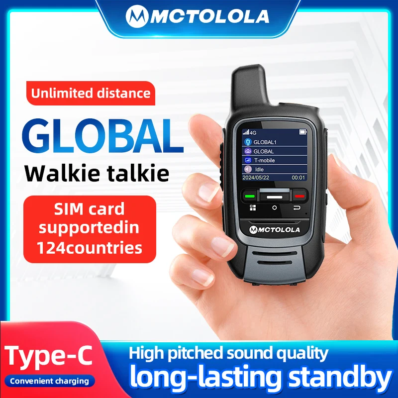MOTOLOLA Global -4G/5G POC walkie talkie,Remote phone，global police ...