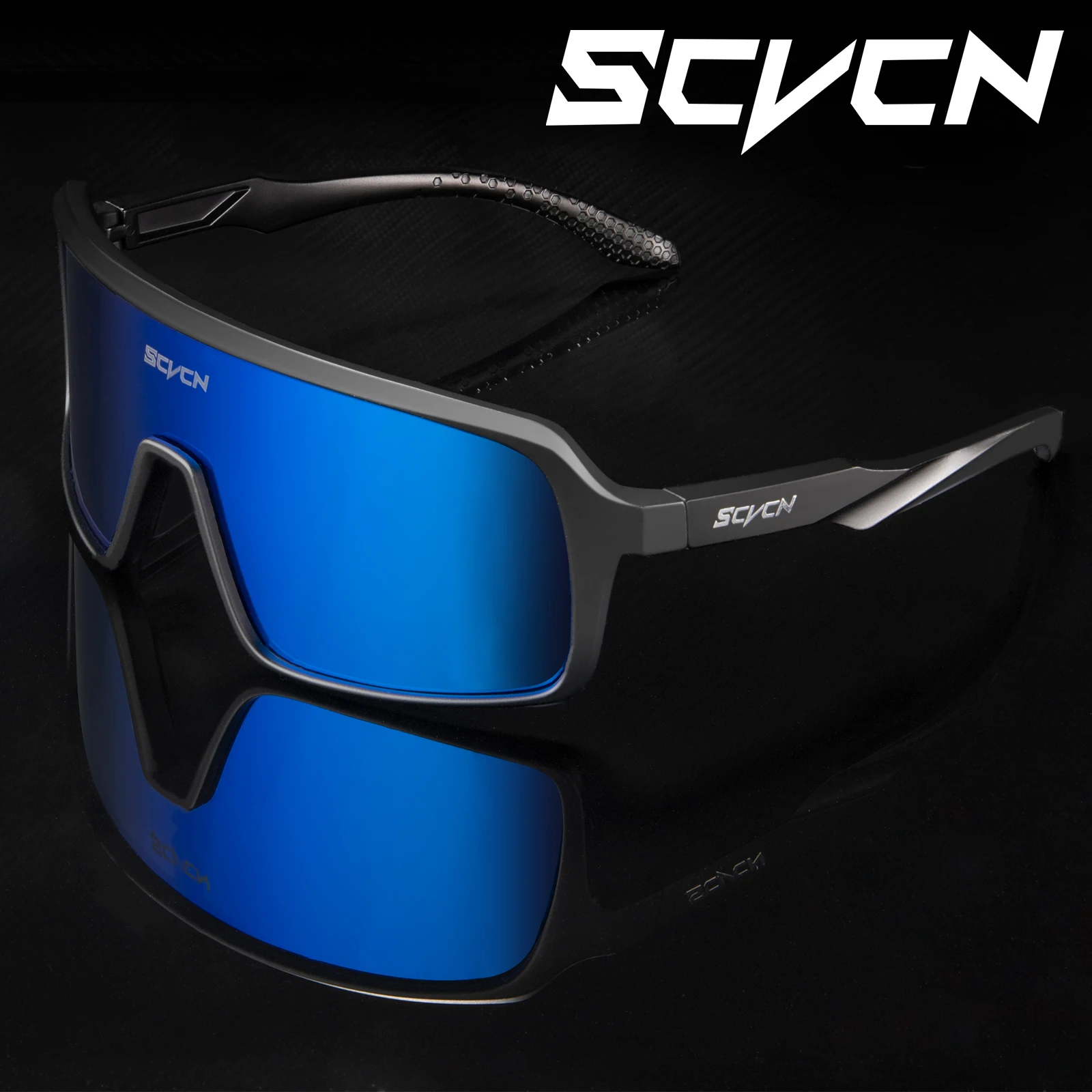 Scvcn Photochromic Cycling Sunglasses Outdoor Sports Running Goggles ...