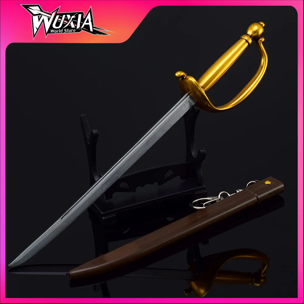 22cm-New-Jack-Sparrow-Sword-Knives-Ninja-Anime-keychain-Samurai-Sword ...