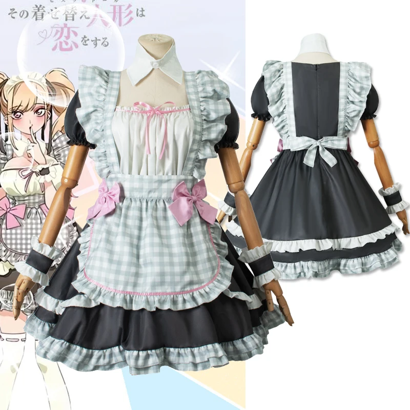 My-Dress-Up-Darling-Marin-Kitagawa-Lattice-Maid-Cosplay-Costumes-Sweet ...