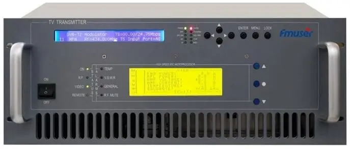 FMUSER Transmissor de TV Digital, ATSC, DTMB, DVB T, DVB T2, ISDB T ...