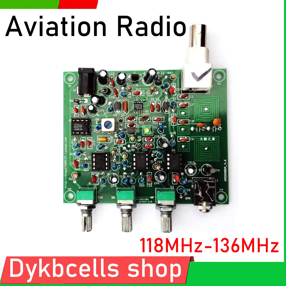 118-136Mhz-Am-Signaal-Radio-Luchtvaart-Band-Ontvanger-Diy-Kits-Hoge ...