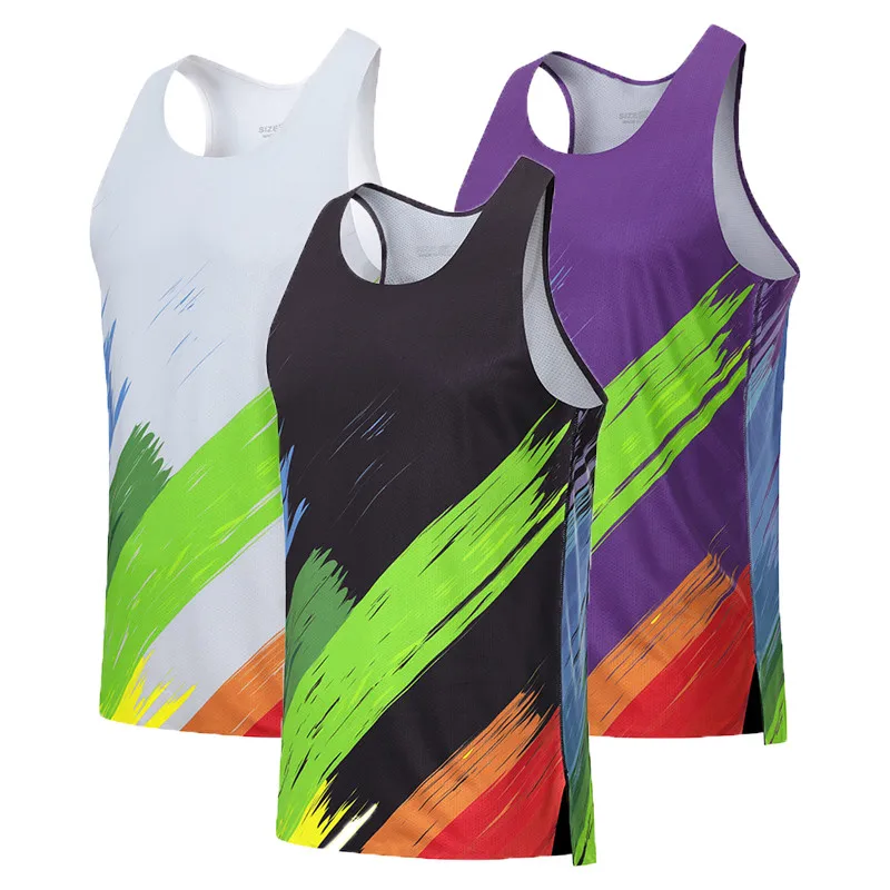 Adult Men Women Running Hiking Shirts Tight Gym Tank Top Fitness ...