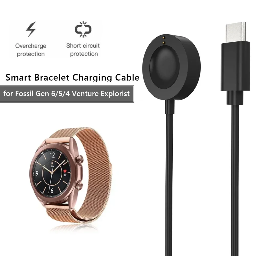 1M USB Type-C Magnetic Fast Charge Charger Dock For Fossil Gen 6 ...