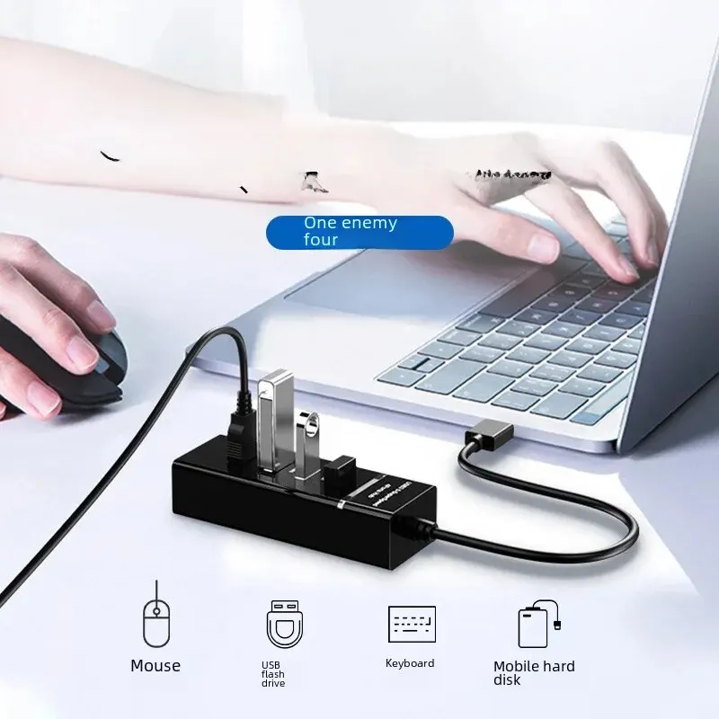 Usb-3-0-Multi-port-Hub-Splitter-Laptop-computer-One-To-Four-Expansion ...
