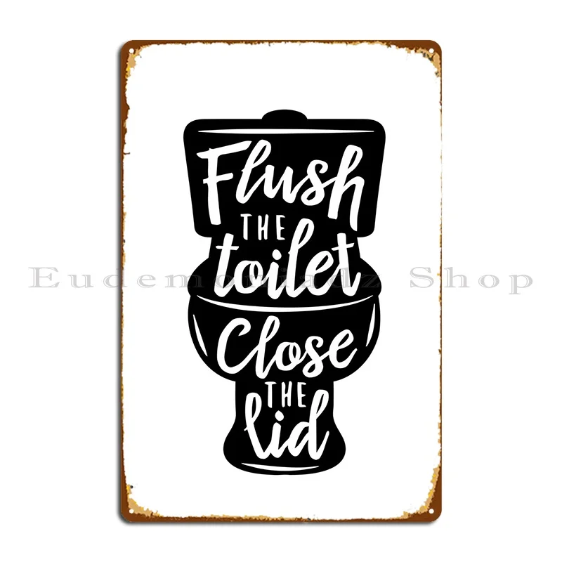 Flush-Toilet-Close-Lid-Metal-Sign-Plaques-Club-Printing-Sign-Pub-Wall ...