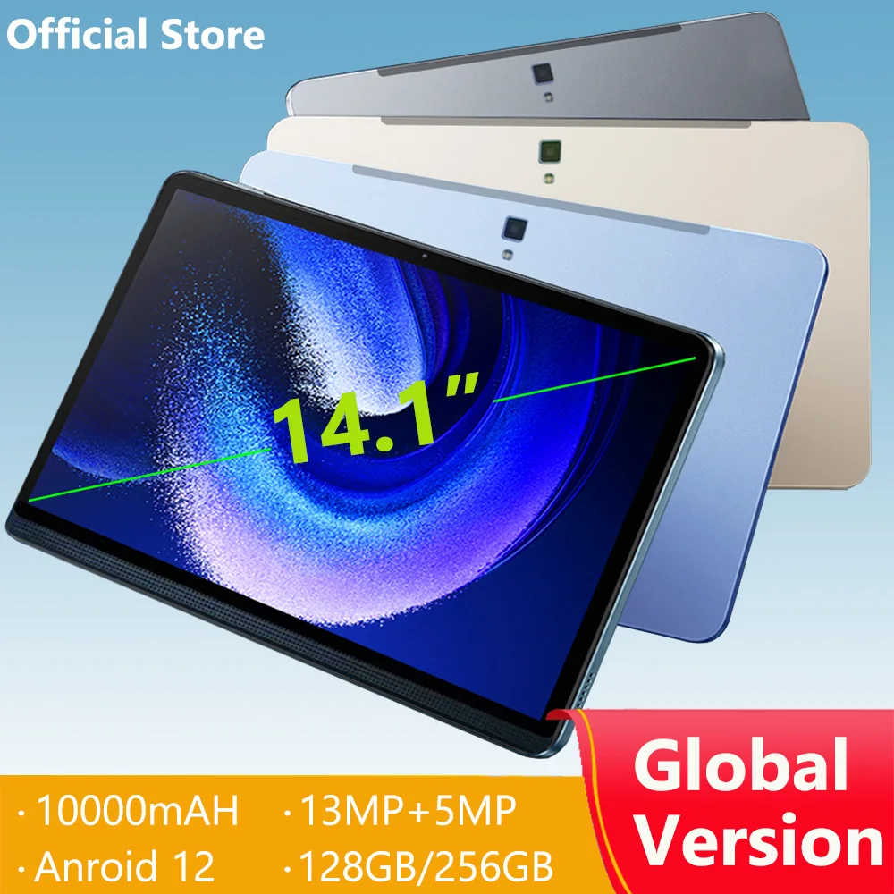 Global-Version-14-1-Inch-1920x1080-IPS-Big-Screen-Tablet-PC-4G-LET-5 ...