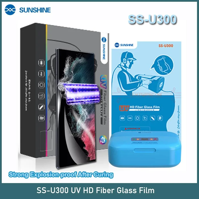 SUNSHINE-25pcs-SS-U300-UV-Film-Mobile-Phone-Tempered-Glass-Screen ...