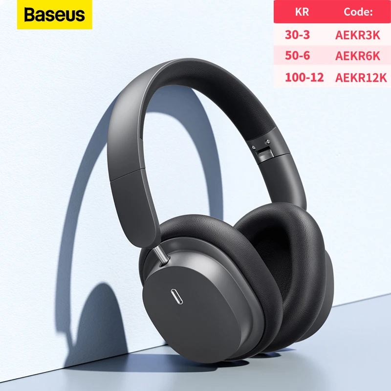 Baseus Bowie D05 무선 블루투스 5.3 이어폰, 하이파이 스테레오 헤드셋, 40mm 드라이버, 접이식 오버 이어 헤드폰, 70 시간| | - AliExpress