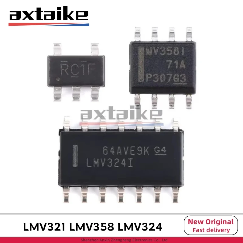 10PCS LMV321 LMV358 LMV324 LMV321IDBVR RC1F SOT23-5 LMV358IDR MV358I ...