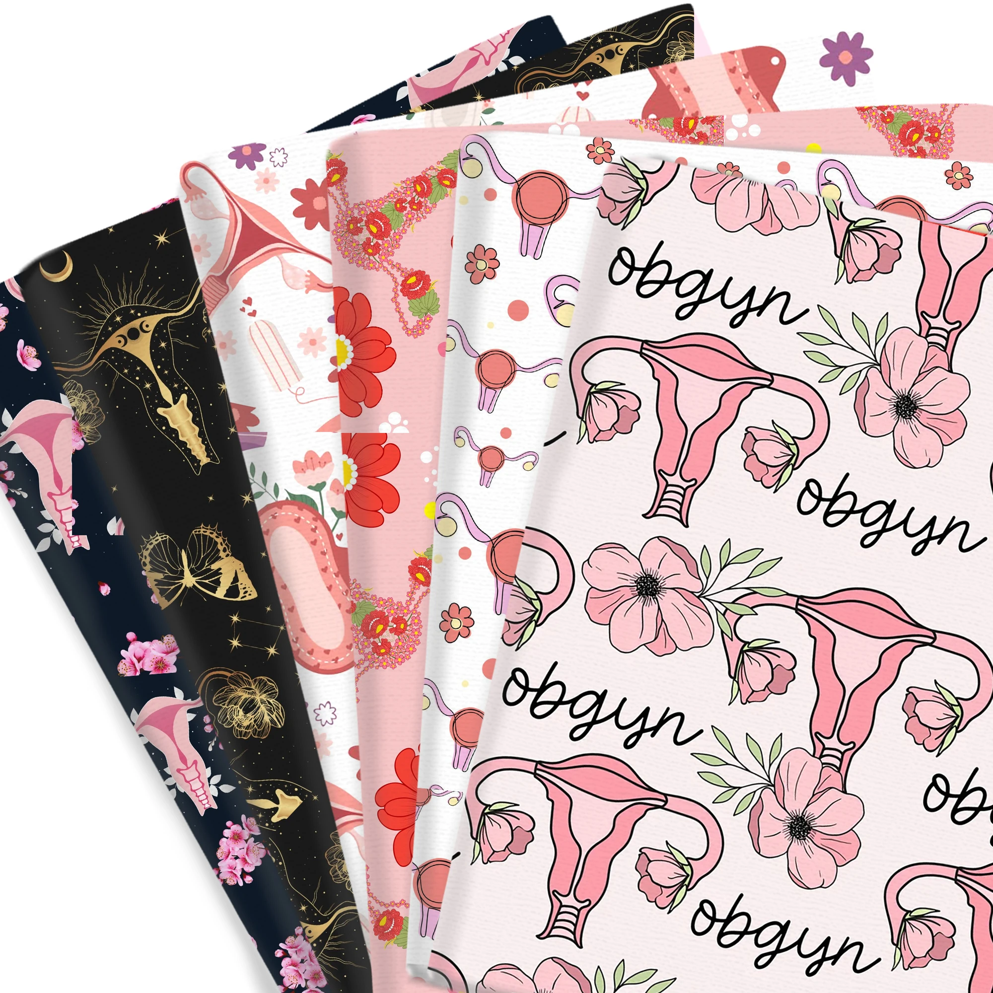 50*145cm Oviduct Uterus Health Baby Polyester Cotton Material Patchwork ...