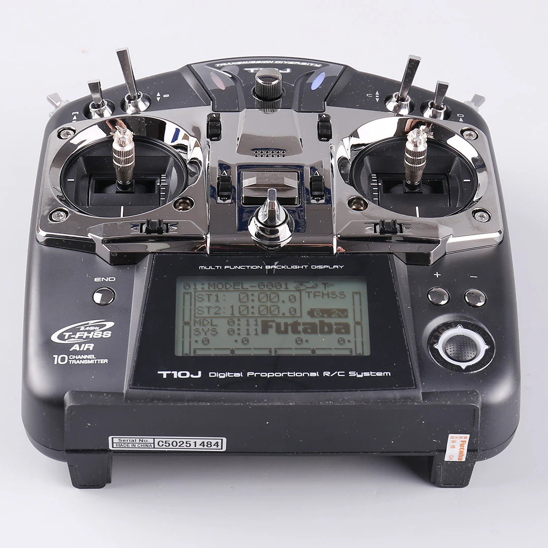 FUTABA T10J 10 Channel Remote Control Kit, R3008SB Receiver, 2.4GHz ...
