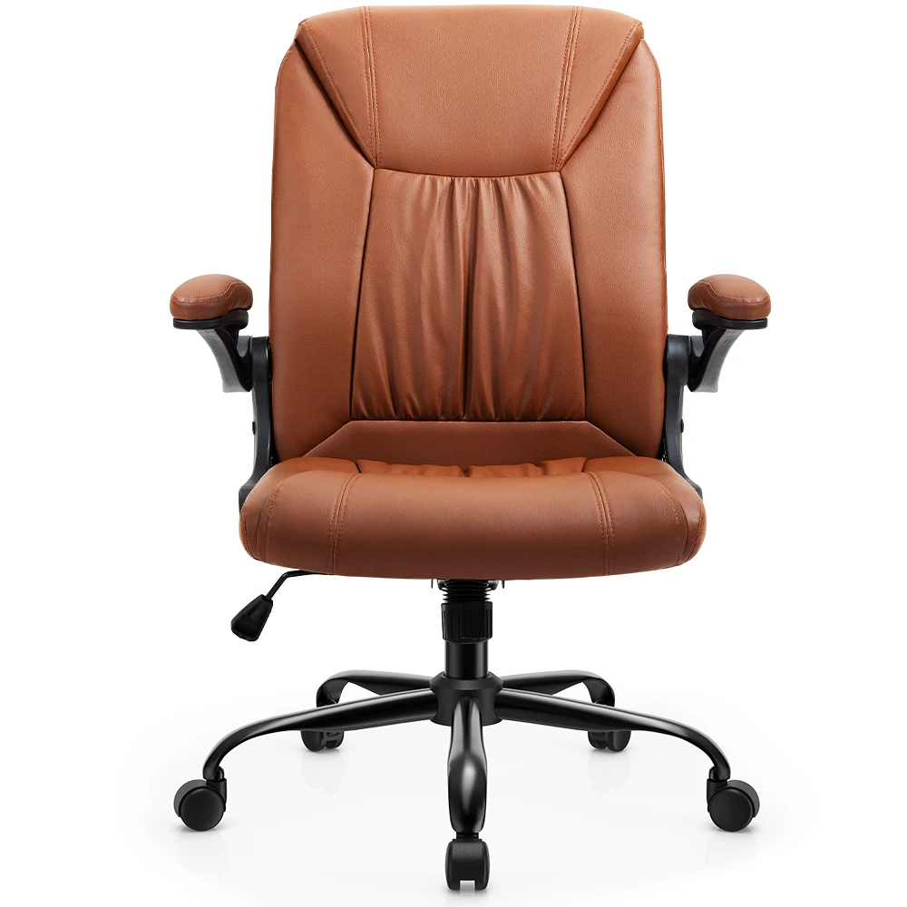 Pu Leather Computer Desk Chair | Executive Desk Chairs Leather - Office ...
