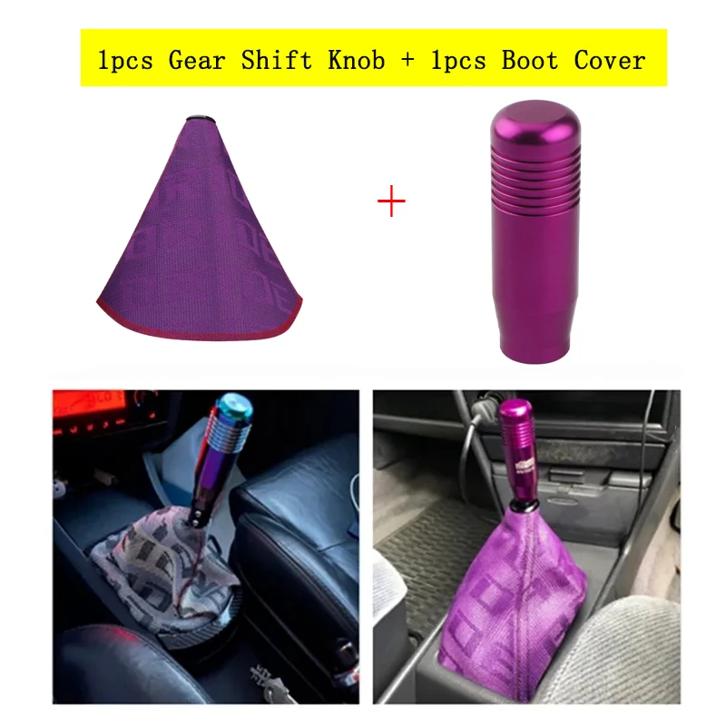 JDM-Style-Bride-Canvas-Universal-Shift-Lever-Knob-Boot-Cover-And-Shift ...