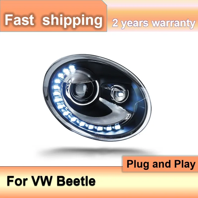 Car-Styling-for-Volkswagen-Beetle-LED-Headlights-1998-2021-VW-Beetle ...