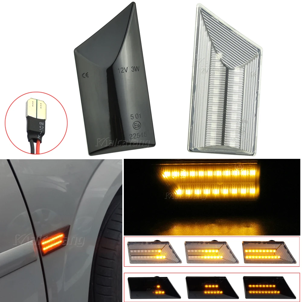 Car LED Dynamic Turn Signal Light For Opel Vectra C 2002-2008 Signum ...