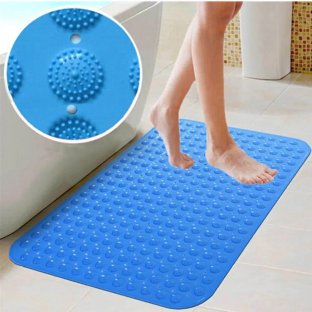 NEW-Non-Slip-Bathroom-Mat-Massaging-Gel-Circles-PVC-Shower-Mats ...