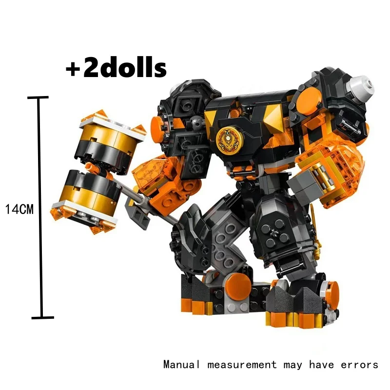 Creative-DIY-Mech-Series-Earth-Ninjas-Mech-Earth-Elements-Mech-Assembly ...
