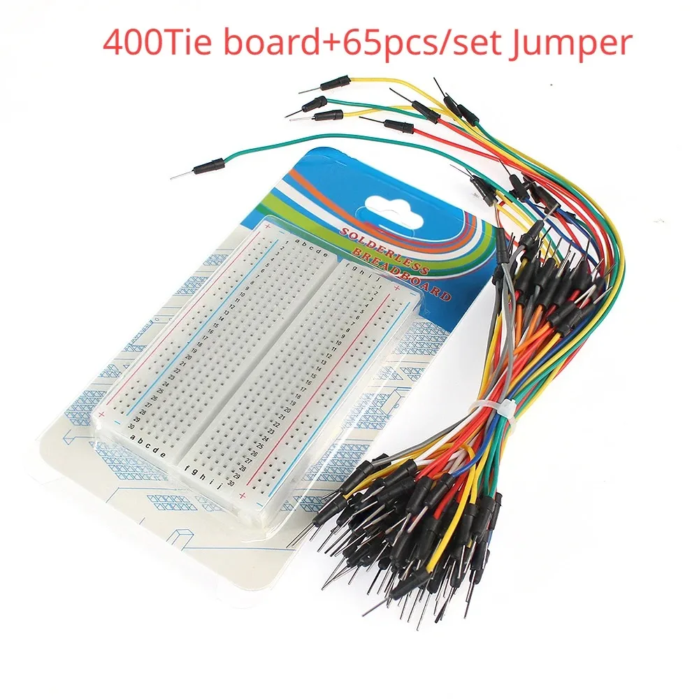 400 830 Point Breadboard Kit With Dupont Cable 65PCS Jumper Wire Cables ...
