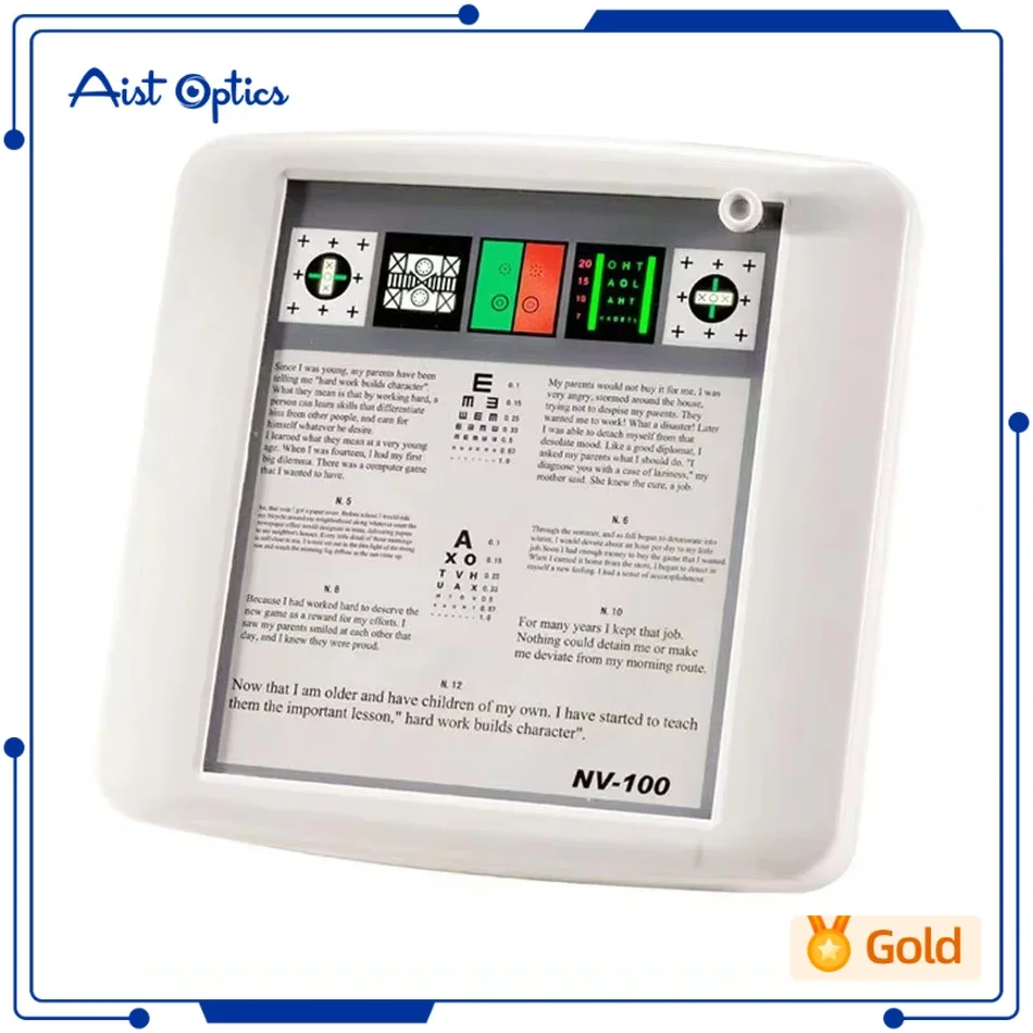 Near-Vision-Tester-Nv-100-Led-Multi-Function-Visual-Acuity-Charts ...